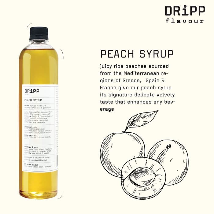 DRiPP – Syrup Peach – Xexu Coffee